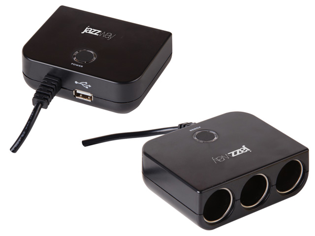 Разветвитель автомобильный CAS-3USB JAZZway - Садовая техника и инструменты