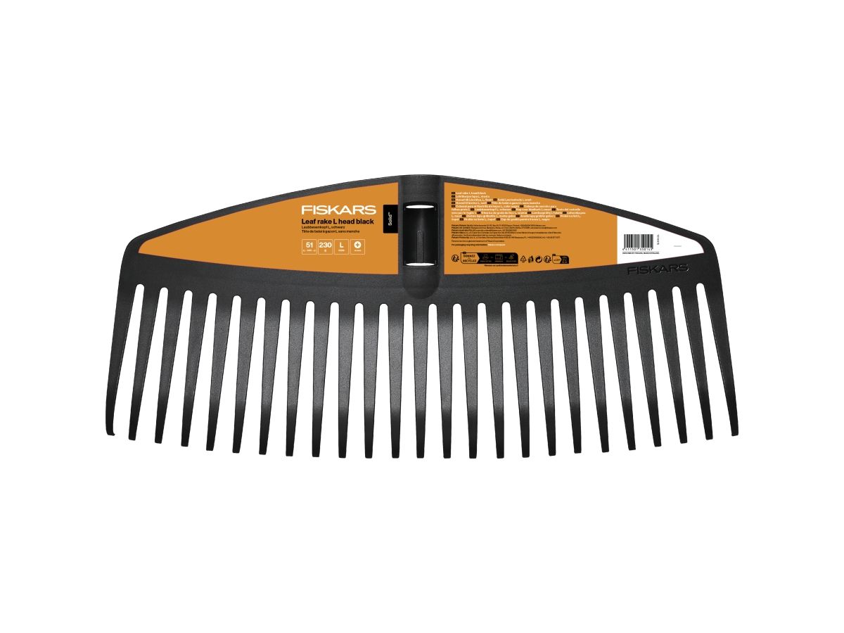 Грабли для листьев L без черенка Solid FISKARS - Садовая техника и инструменты