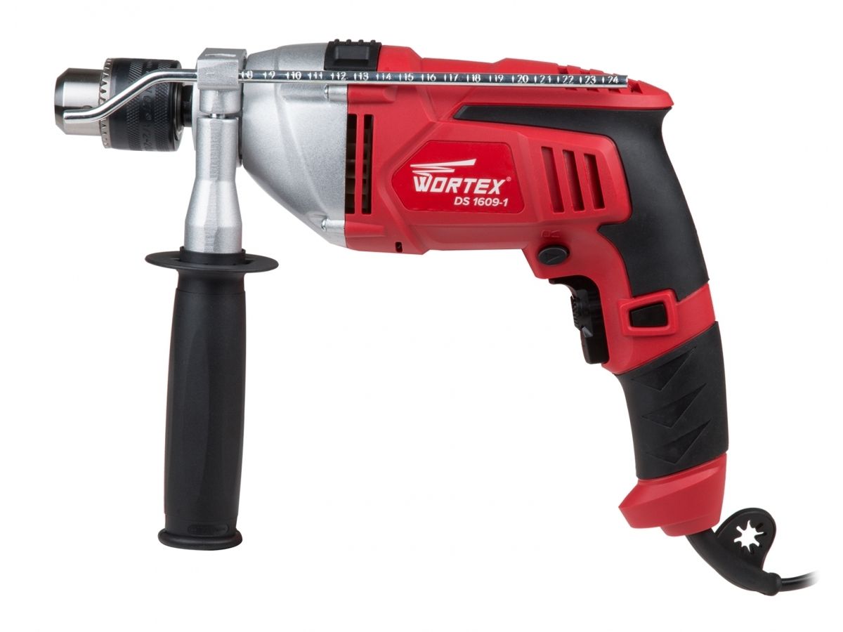 Дрель ударная WORTEX DS 1609-1 в кор. 900 Вт, 1 скор., 30 мм в дер. - Садовая техника и инструменты