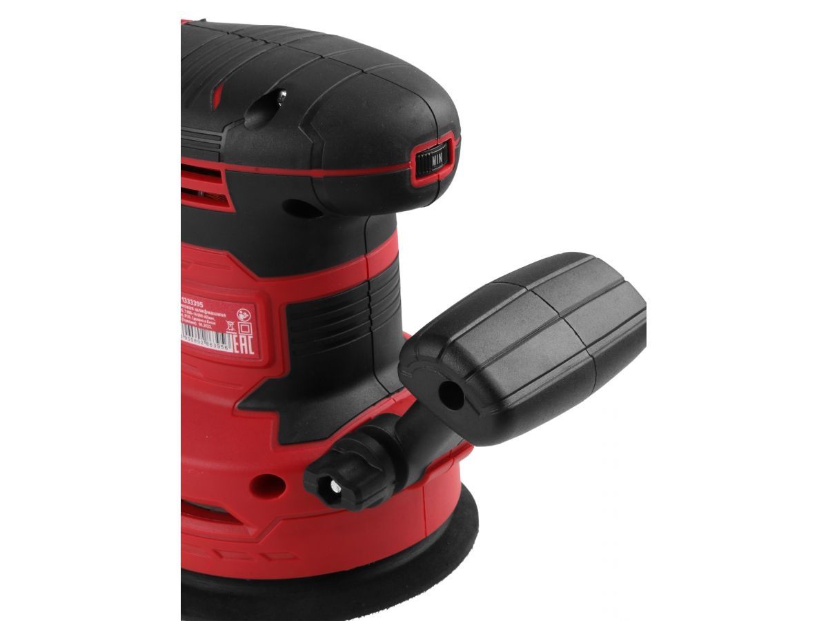 Эксцентриковая шлифмашина WORTEX RS 1245 E в кор. 430 Вт, 125 мм, 7000 ...