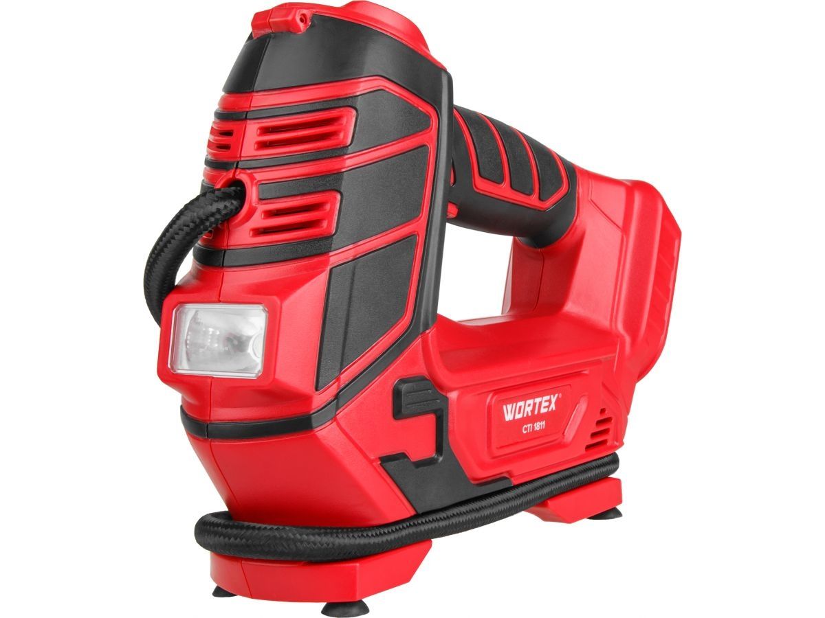 Аккум. компрессор WORTEX CTI 1811 в кор. ALL1 МЕГА АКЦИЯ 18 В, 11 бар, 12 л/мин, 1х2 А*ч, зу ...