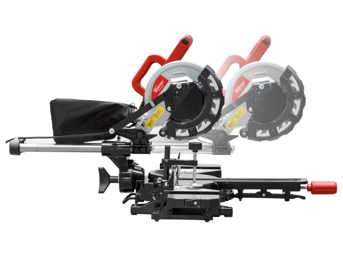 Торцовочная пила WORTEX MS 2116 LMO в кор. 1700 Вт, 210 мм, глуб. до 65 ...