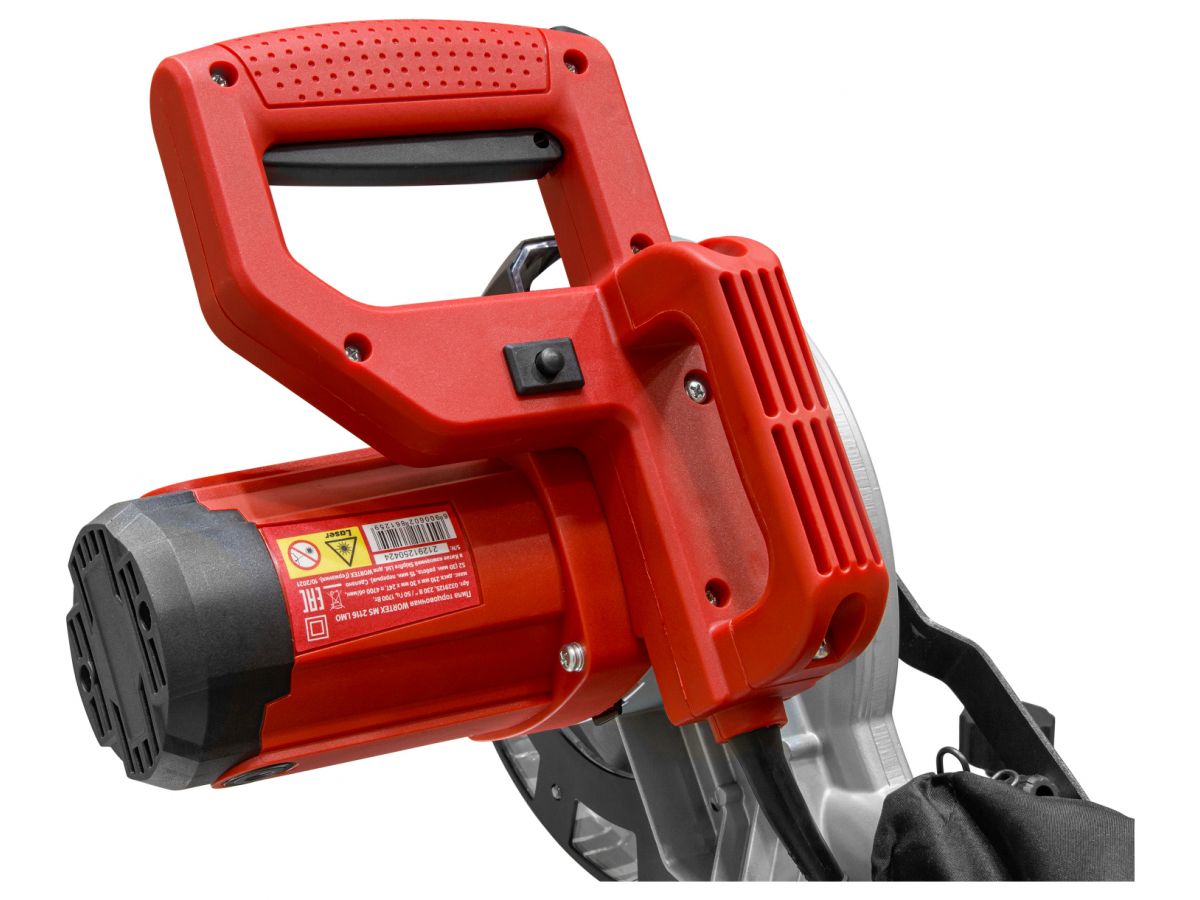 Торцовочная пила WORTEX MS 2116 LMO в кор. 1700 Вт, 210 мм, глуб. до 65 ...