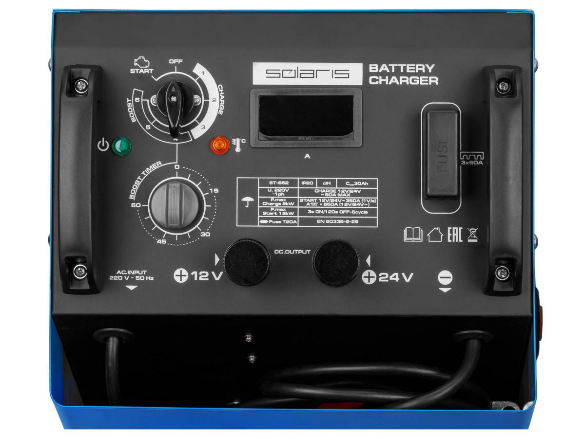 Пуско-зарядное устройство Solaris ST-652 - Садовая техника и инструменты