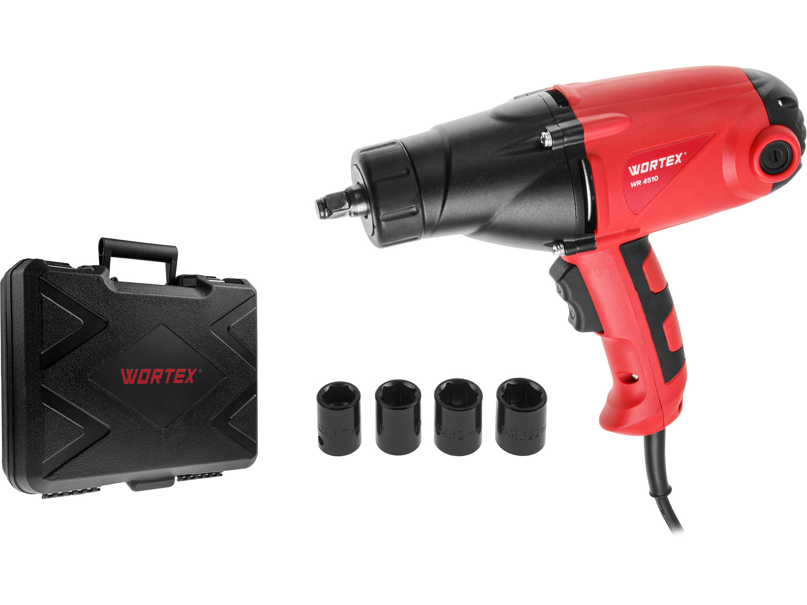 Гайковерт электрический WORTEX WR 4510 в чем. 450 Н*м, 1010 Вт, 3800 уд/мин - Садовая техника и ...