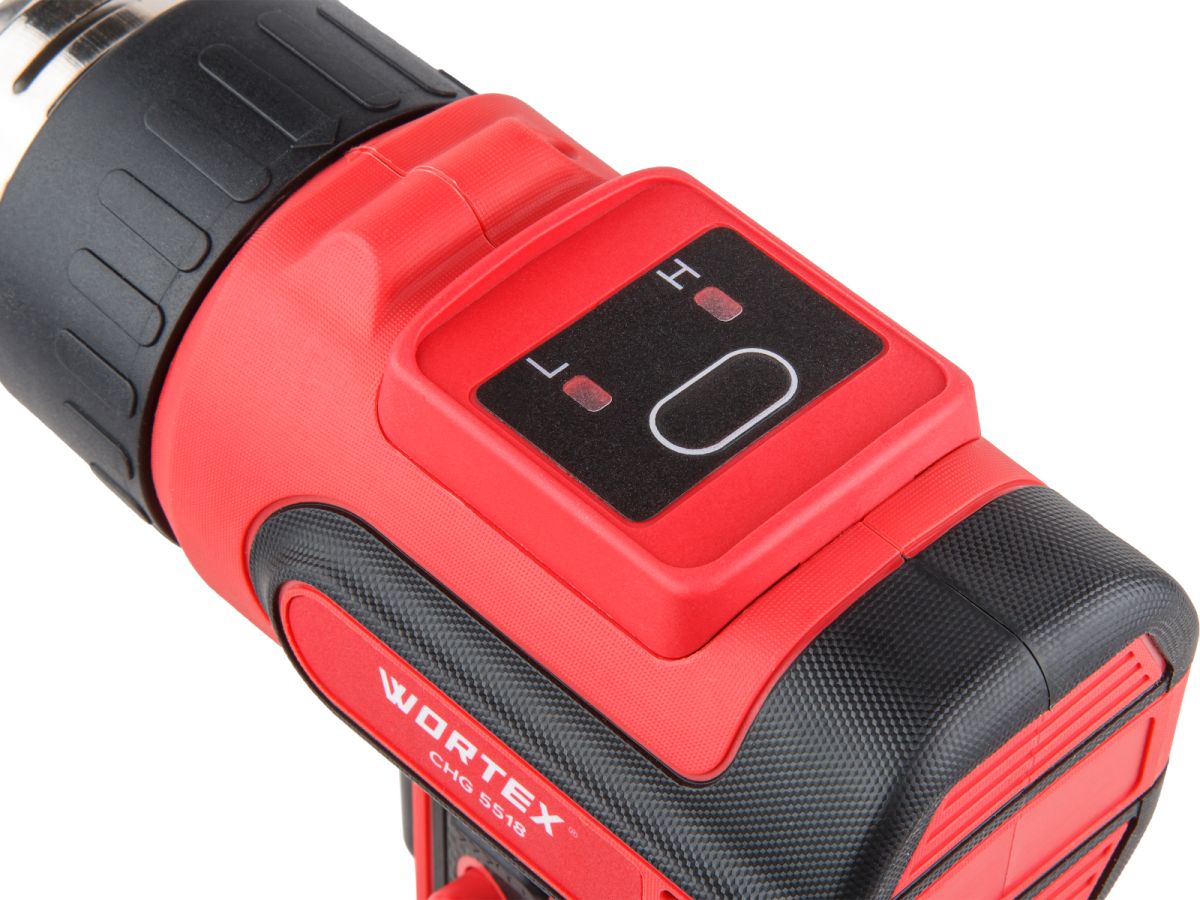 Аккум. термовоздуходувка WORTEX CHG 5518 в кор. ALL1 XLT SET 18 В, 1 скор., 300-550 °C - Садовая ...