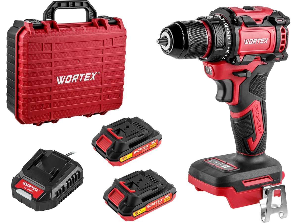 Аккум. дрель-шуруповерт WORTEX BD 2025 DLi в чем. ALL1 XLT БЕСЩЕТ, 18 В, 50 Н*м, 2х1,5 А*ч, БЗП ...
