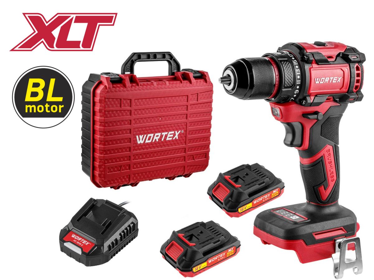 Аккум. дрель-шуруповерт WORTEX BD 2025 DLi в чем. ALL1 XLT БЕСЩЕТ, 18 В, 50 Н*м, 2х1,5 А*ч, БЗП ...