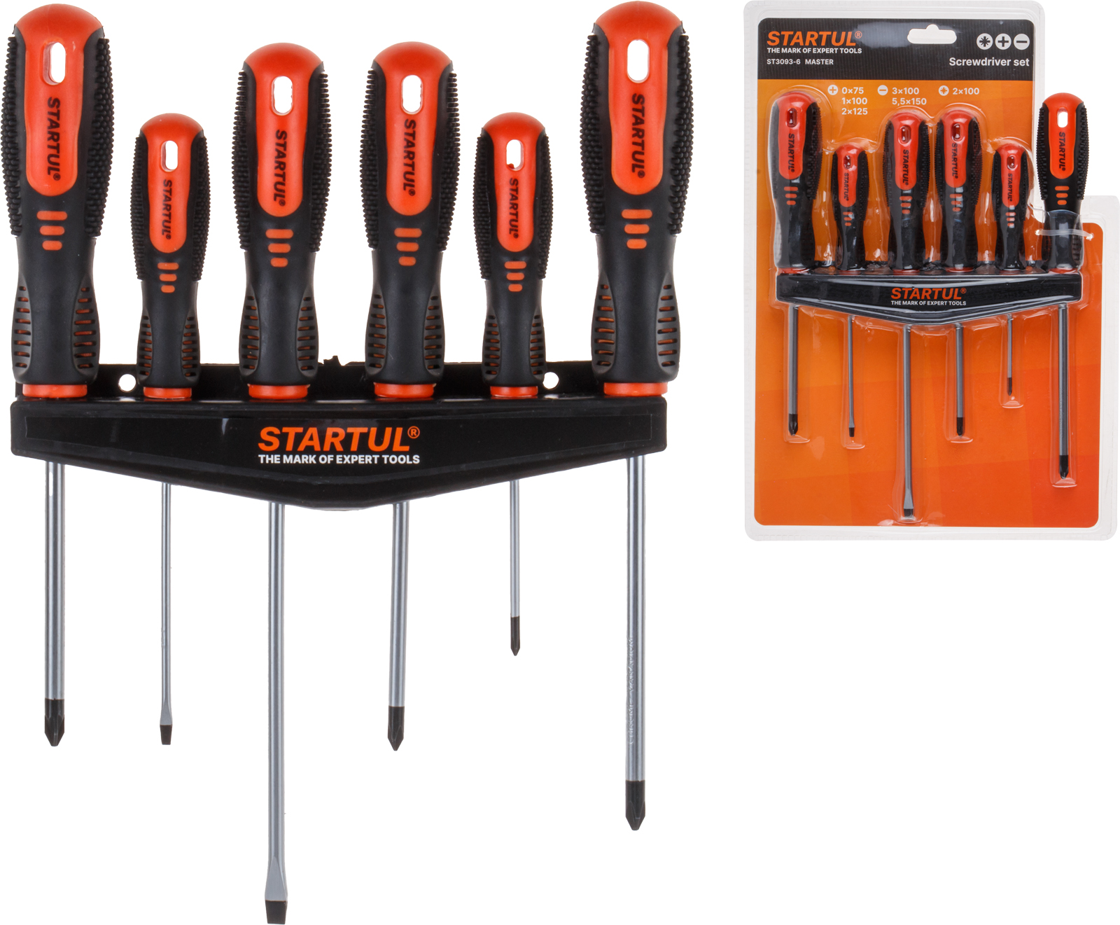 Набор отверток 6шт STARTUL MASTER (ST3093-6) - Садовая техника и ...