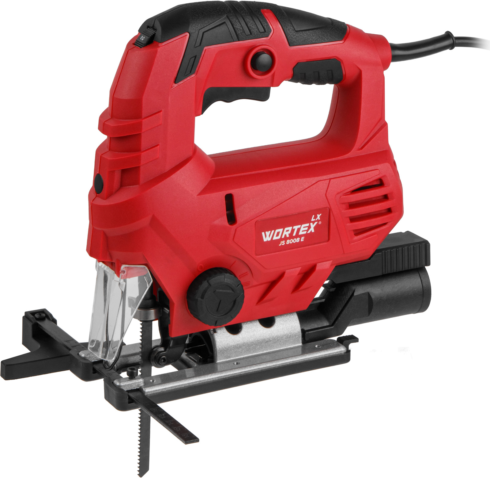 Лобзик электрический WORTEX LX JS 8008 E в кор. 800 Вт, 500-3350 ход/мин, пропил до 80 мм ...