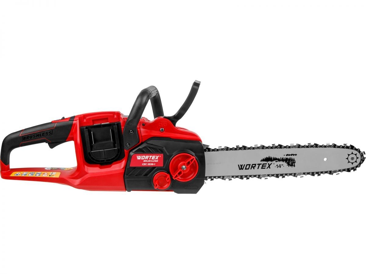 Аккум. пила цепная WORTEX CEC 3536-1 шина 35 см (14"), 3/8" LP, 1.3 мм ALL1 SOLO - Садовая ...