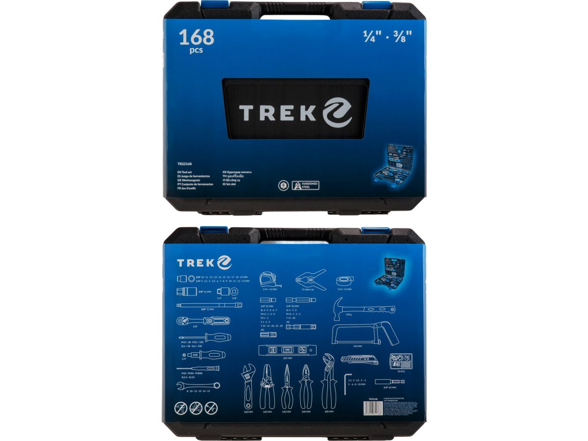 Набор инструментов 168пр. TREK - Садовая техника и инструменты